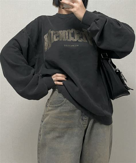 [주문 폭주 Md소장템 빈티지 맨투맨 ] 피그먼트 빈티지 오버핏 나염 긴팔 신상 유니섹스 맨투맨 에이블리