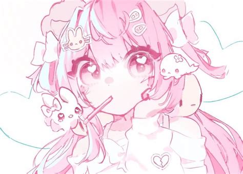 Anime Girl Pink Kawaii Anime Girl Anime Art Girl Cute Anime Pics