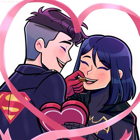 T O C A On Twitter Cass And Kons Valentines Commission By Marudavalosart Dc Dccomics Art