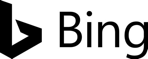 Bing Logo Black And White Brands Logos