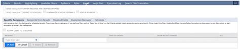 How To Use Email Alerts With Netsuites Saved Searches