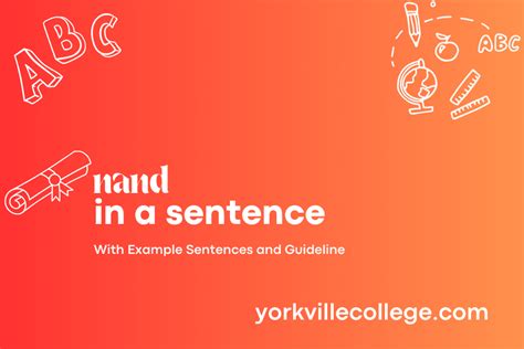 How To Use Nand In A Sentence Easy Examples