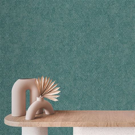 Papier Peint Intissé Unis Et Geometriques écorce Vert Leroy Merlin