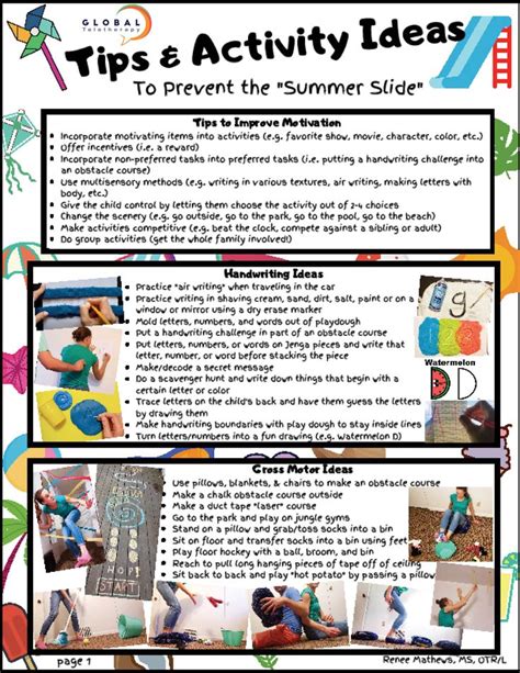 Tips And Activities To Prevent The Summer Slide