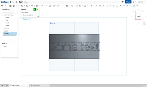 Text — Onshape