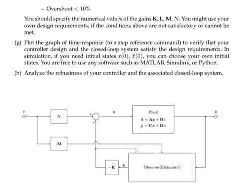 Problem 6 20pt Tracking Controller Design A
