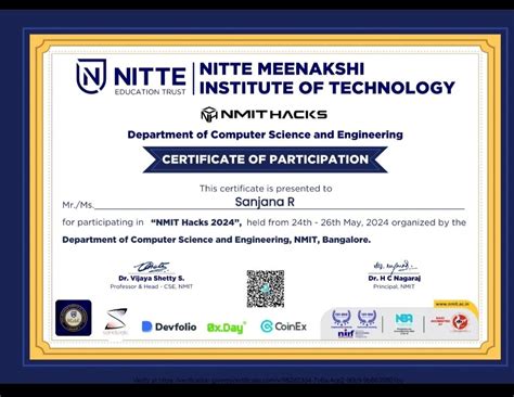 Sanjana R On Linkedin Logiclace Nmit Hackathon Innovation Tech Code