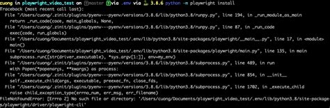 playwright cli not found on macos big sur · issue 304 · microsoft