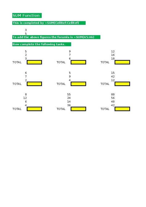 Excel Spreadsheet Activities Tasks 365 Ict High School Lesson Financial Literacy