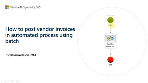 How To Post Vendor Invoices In Batch In D365 Finance YouTube