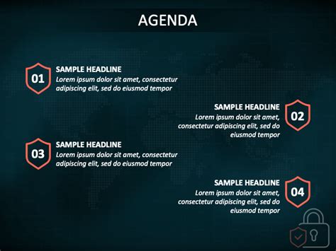 Free Security Background Presentation For PowerPoint And Google Slides