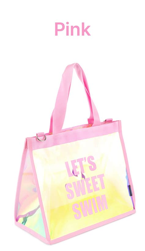 스윗스윔 사각 홀로그램 메쉬 가방 Ver2