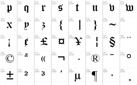 Old English Text MT Windows Font Free For Personal