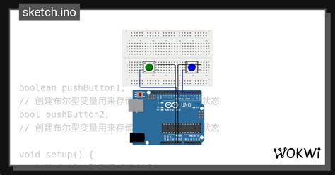 两个微动开关,同时或单按传输信号给28pin读取,再控制13pin的开关 Wokwi Esp32 Stm32 Arduino Simulator 两个微动开关,同时或单按传输信号给28pin读取,再控制13pin的开关 Wokwi Esp32 Stm32 Arduino Simulator