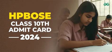 HPBOSE Class Admit Card Download HP Board Hall Ticket Now GeeksforGeeks