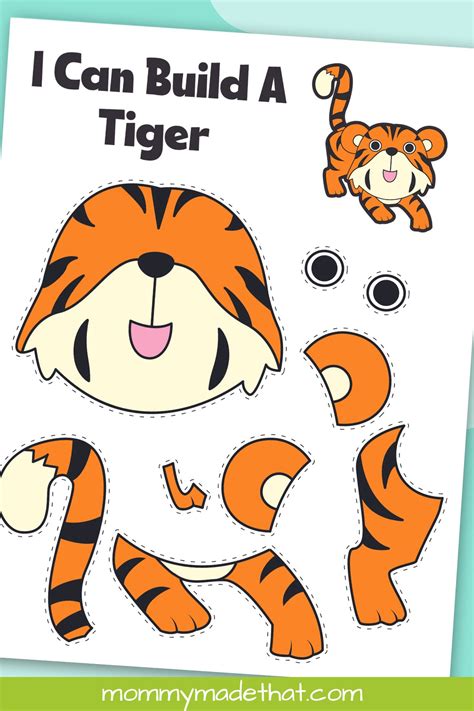 Printable Tiger Craft Grab The Free Tiger Template