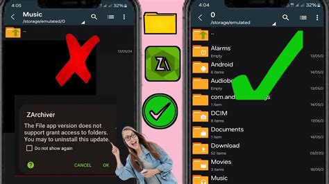 파일 앱 버전은 폴더에 대한 액세스 권한 부여를 지원하지 않습니다 Youtube