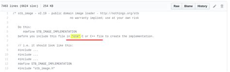 c why am i getting these errors when including stb image h game