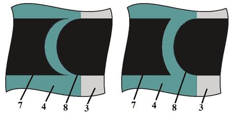 Enlarged Fragment Plane View Of The Inner Parts Of The Electrodes