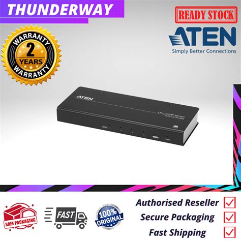 Aten Vs184b 4 Port True 4k Hdmi Splitter Lazada