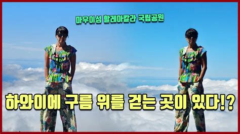 하와이에 구름 위를 걷는 곳이 있다 [할레아칼라 국립공원] Youtube