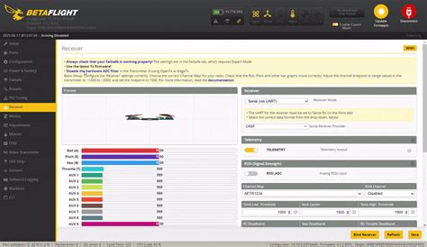 How To Configure The Receiver In Betaflight Speedybee Knowledge Base Professional Fpv Drone