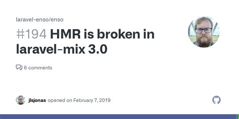 hmr is broken in laravel mix 3 0 · issue 194 · laravel enso enso · github