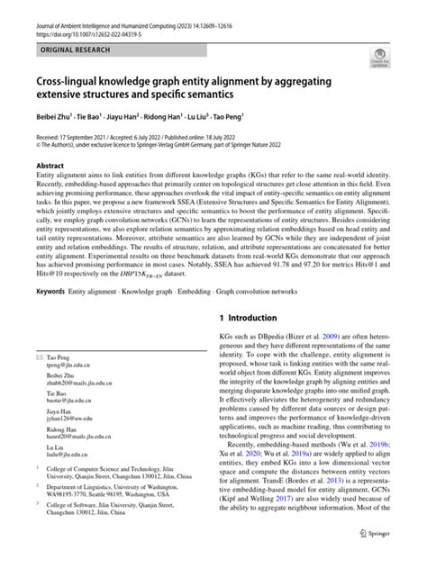 Cross‑lingual Knowledge Graph Entity Alignment By Aggregating Extensive