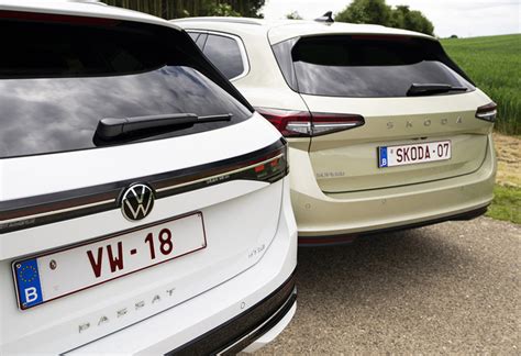 Photos Skoda Superb Combi Vs Volkswagen Passat Variant Membres D