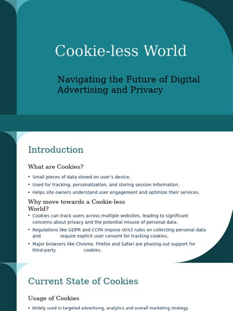 Cookie Less World Pdf Cookie Privacy