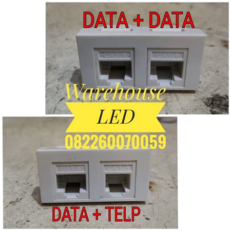 Jual Modul Stop Kontak Lantai Meja Modul 1 Gang Data Telepon Shopee Indonesia