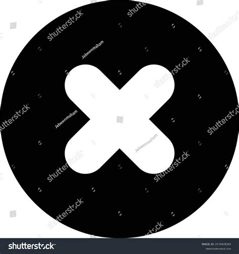 Cancel Button Icon Ui Design Stock Vector Royalty Free 2174428383 Shutterstock