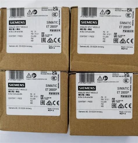 Simatic Et 200sp Analog Input Module Ai 8xi 2 4 Wire Basic 6es7134