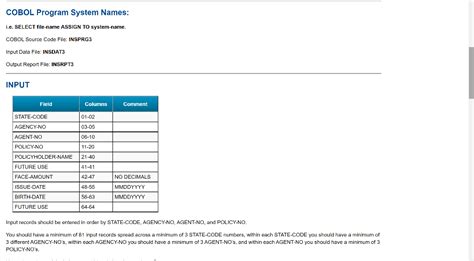 Cobol Program System Names Ie Select File Name