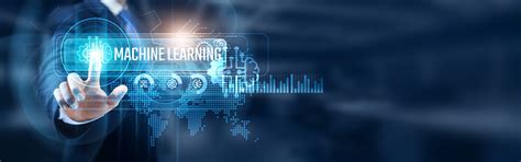 기계 학습 네트워크 연결을 만지는 사업가 비즈니스 성장 및 혁신 개념을위한 데이터 분석 및 예측 모델링 Kaizen에 대한 스톡