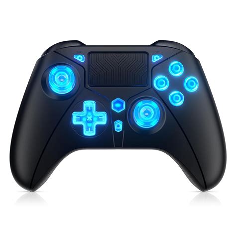 Dinosoo Rgb Wireless Controller For Ps4 Slim Pro Pc