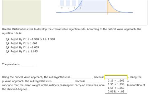 Solved 3 Hypothesis Tests About A Population Mean