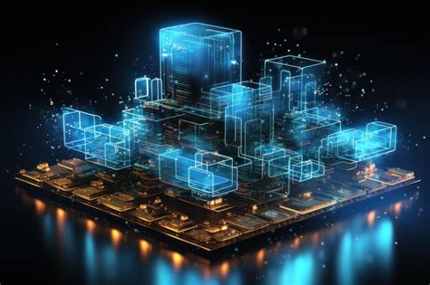 Premium AI Image Cloud Data Storage Infrastructure Concept Generate With Ai