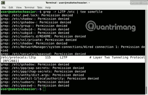 how to use the tee command in linux