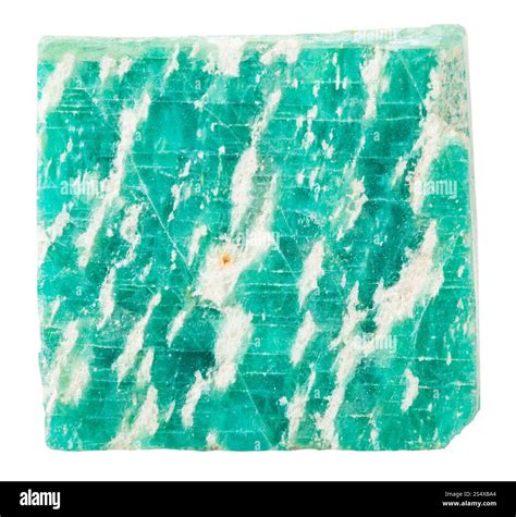 Macro Shooting Of Collection Natural Rock Green Amazonite Mineral