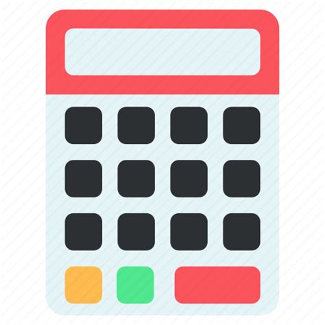 calculator calculating device adder totalizer number cruncher icon