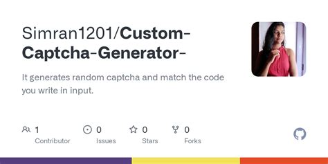 Github Simran1201 Custom Captcha Generator It Generates Random Captcha And Match The Code