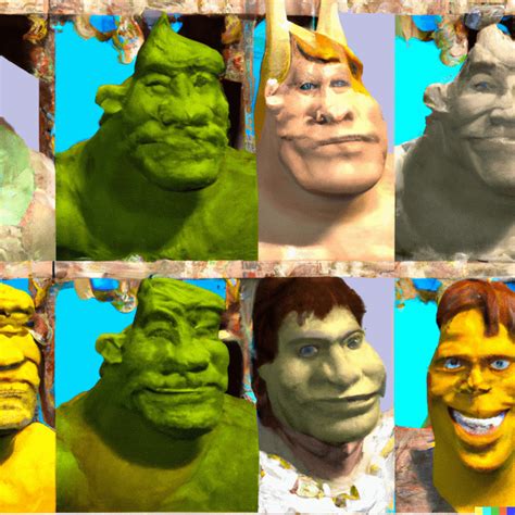 I Tried Recreating Dall E Mini In Dall E Using Shrek As A Prompt R