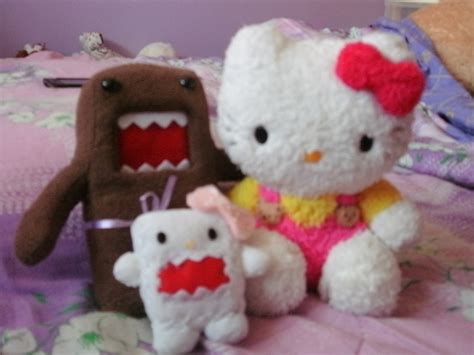 Domo And Hello Kitty Wallpaper
