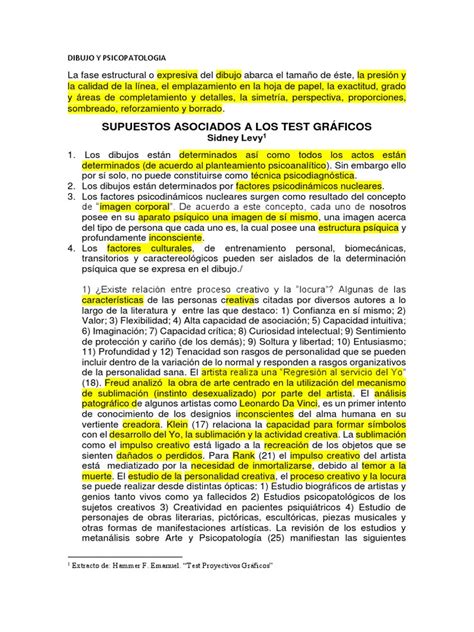 Dibujo Y Psicopatologia Pdf Desorden Bipolar Creatividad