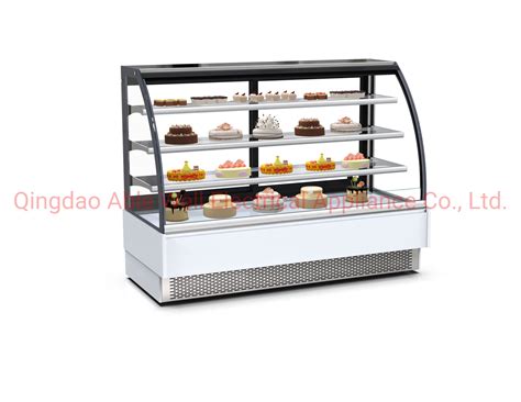 Commercial Countertop Bakery Display Cabinet Bakery Glass Cake Showcase Cooler Restaurant