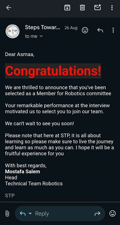 asmaa mohamed on linkedin robotics stp innovation learning