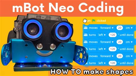 MBot Neo Coding Encoder Motor Making Shapes How To Program MBot Neo MBot Makeblock