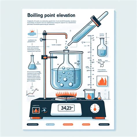Understanding Boiling Point Elevation Educational Illustration AI Art Generator Easy Peasy AI