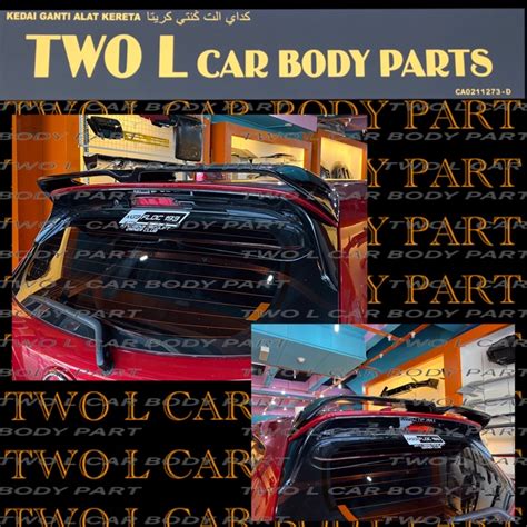 Myvi Mg3 Mk Spoiler Add On Oem Spoiler Model Mk7 Shopee Malaysia